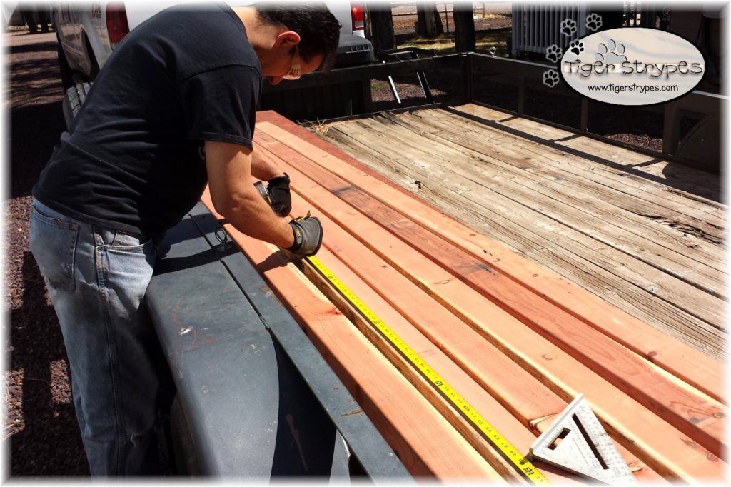 Learn How to Make an Outdoor Brick Bench #TigerStrypesBlog