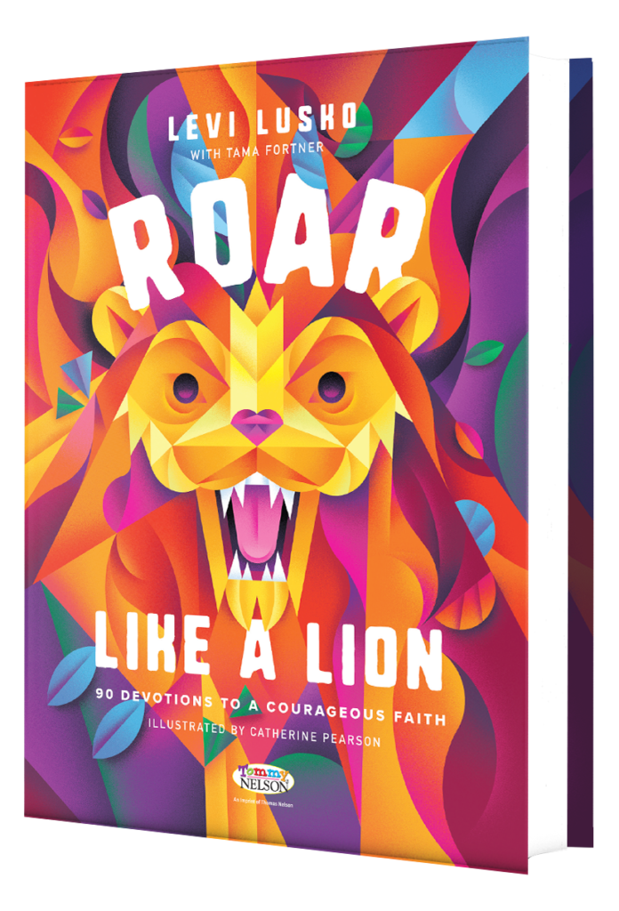 Roar Like a Lion: 90 Devotions to a Courageous Faith #TigerStrypesBlog