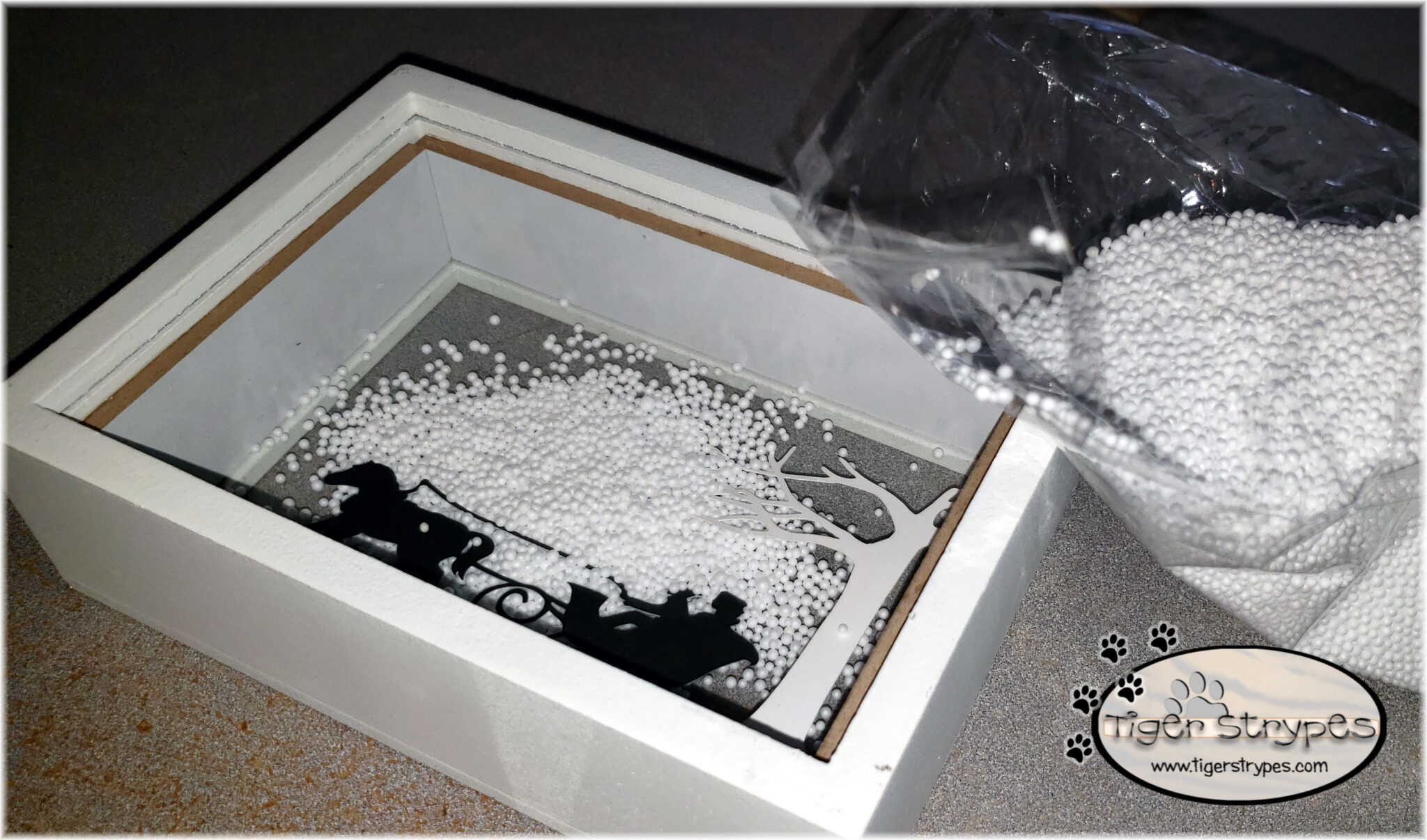 Make a Winter Box Craft #TigerStrypesBlog