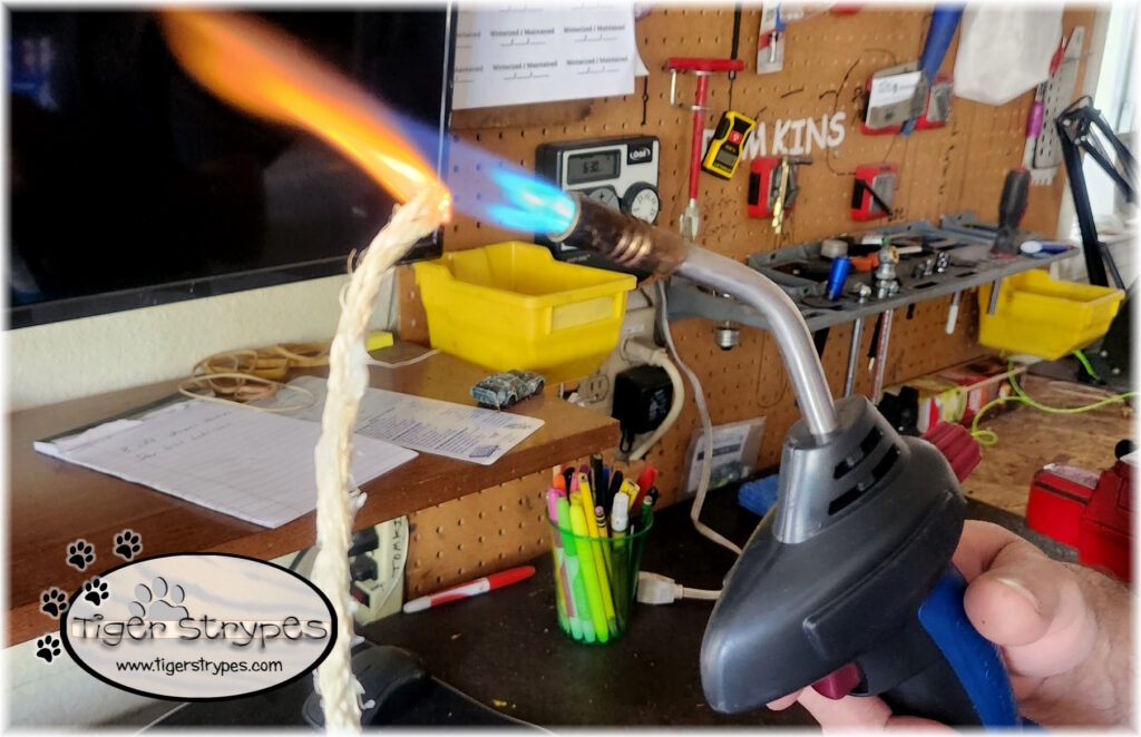 Patriotic Firecrackers from Scrap Wood #TigerStrypesBlog